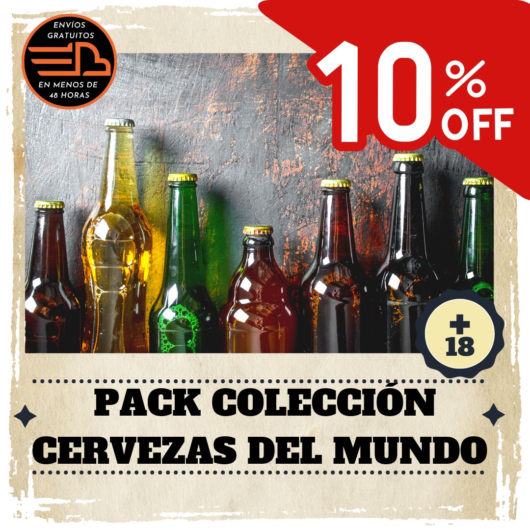 Pack Colección Cervezas del Mundo- Amantes de las Cervezas